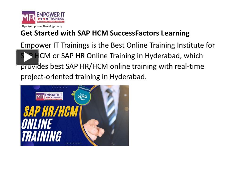 Get Started with SAP HCM SuccessFactors Learning presentation | free to ...