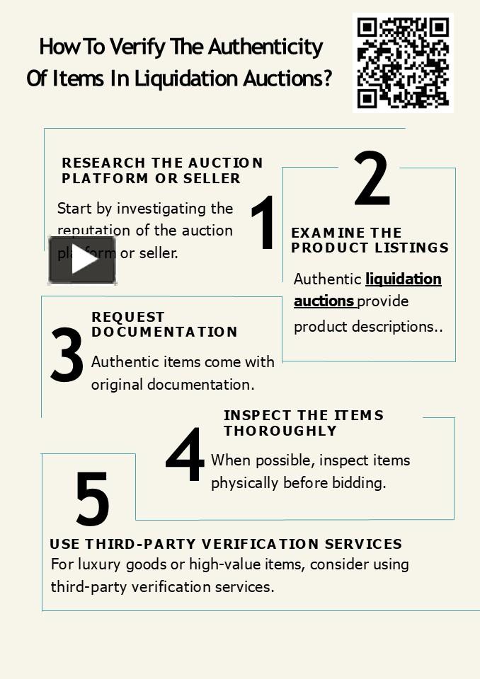 PPT – How To Verify The Authenticity Of Items In Liquidation Auctions ...