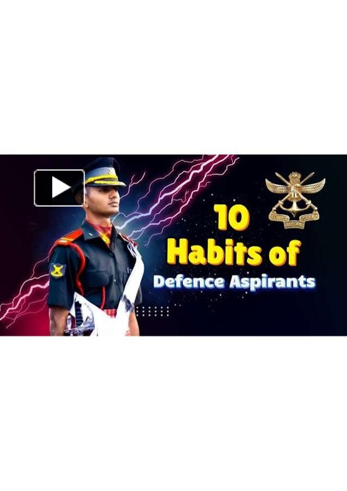 PPT – 10 Habits of Defence Aspirants PowerPoint presentation | free to ...