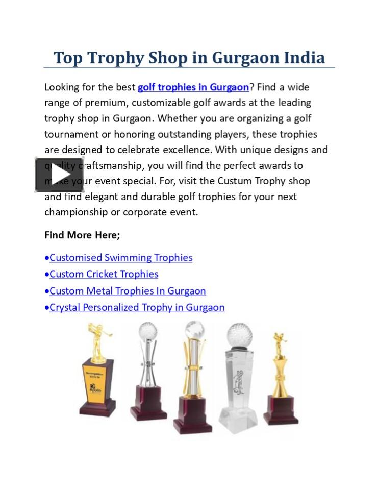 PPT – Top Trophy Shop in Gurgaon India PowerPoint presentation | free ...