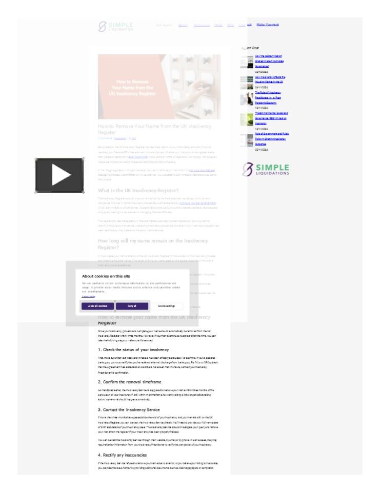 PPT – How to Remove Your Name from the UK Insolvency Register ...