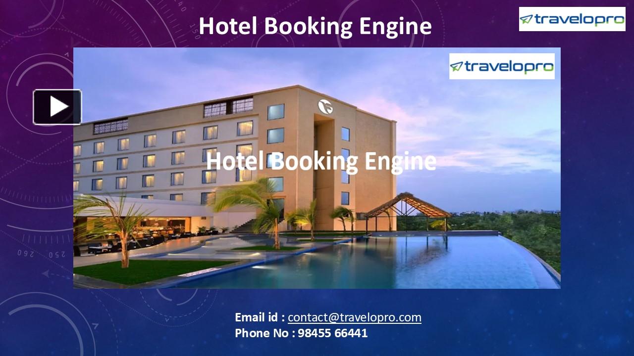 PPT – Hotel Booking Engine PowerPoint presentation | free to download ...