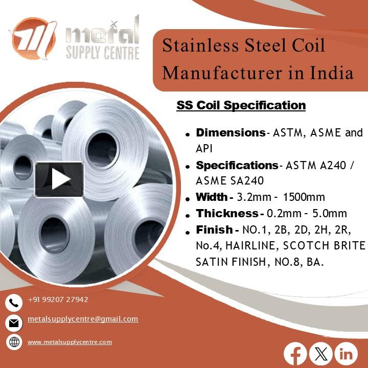 Stainless Steel Sheet | Stainless Steel Coil | SS Strips | SS Slitting ...