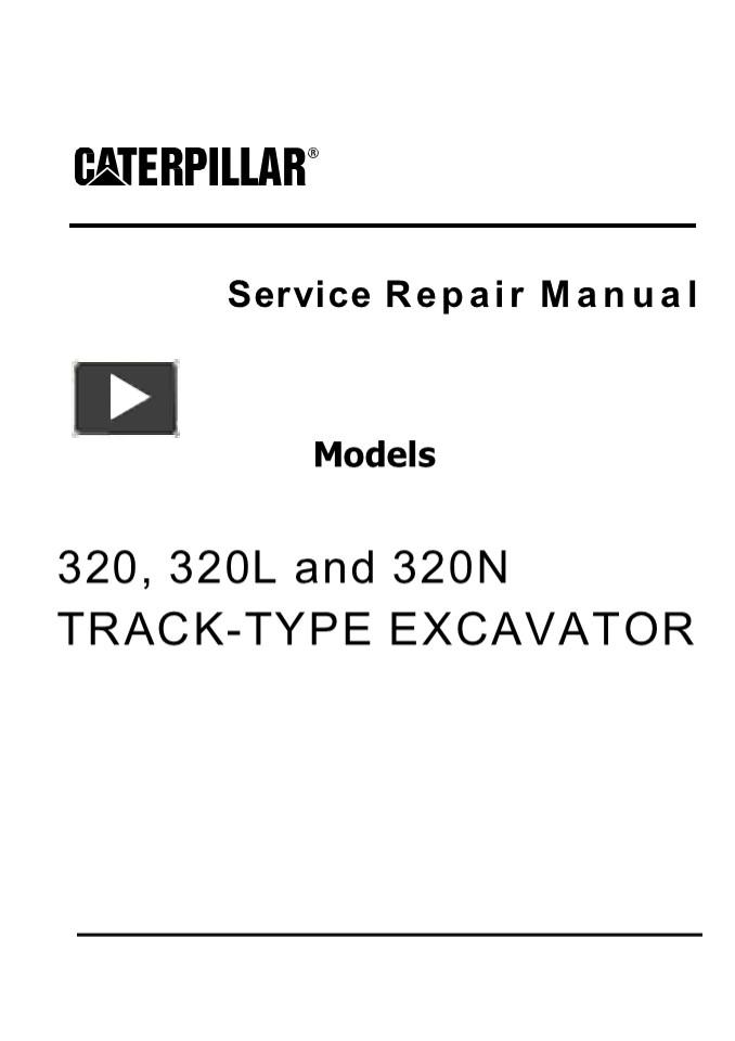 PPT – Caterpillar Cat 320 TRACK-TYPE EXCAVATOR (Prefix 2DL) Service ...
