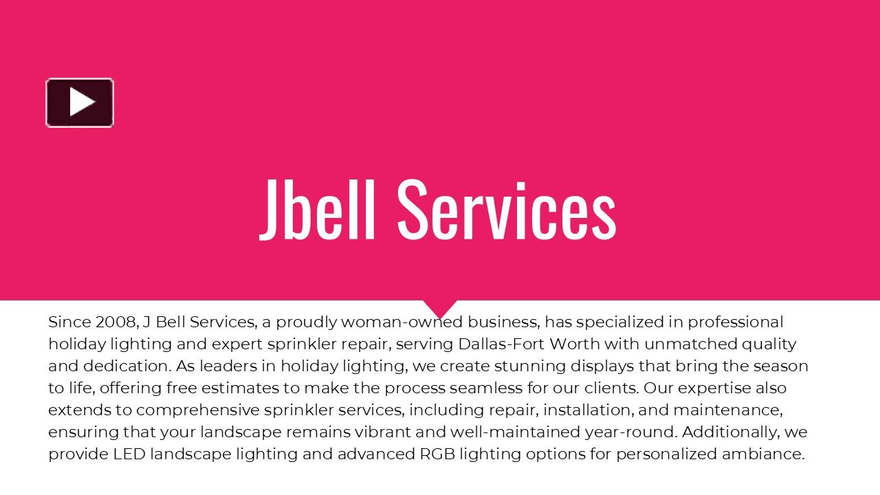 PPT – Jbell Services PowerPoint presentation | free to download - id ...