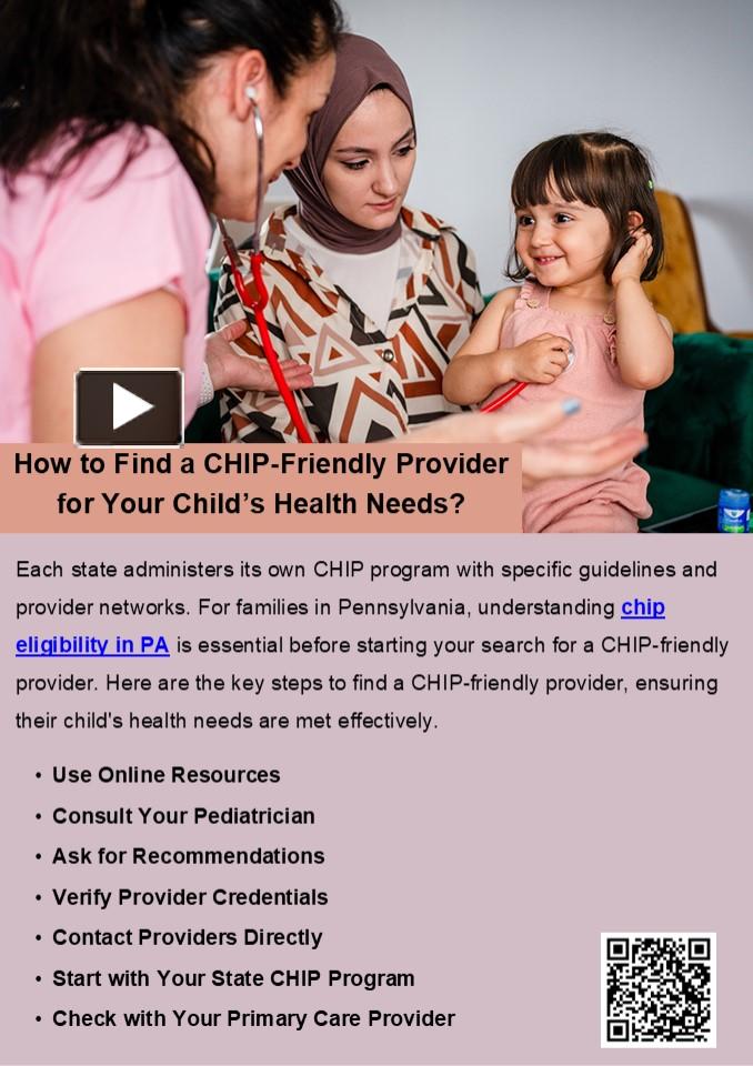 PPT – How to Find a CHIP-Friendly Provider for Your Child’s Health ...