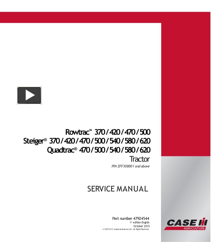 PPT – CASE IH Quadtrac 470 Tractor Service Repair Manual Instant ...
