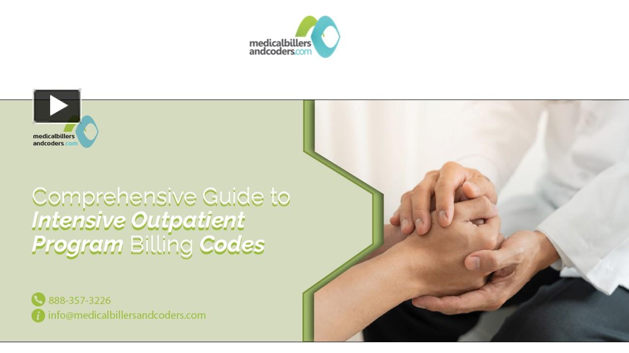 Comprehensive Guide to Intensive Outpatient Program Billing Codes ...