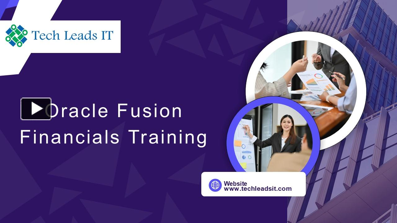 Oracle Fusion Financials Training presentation | free to download