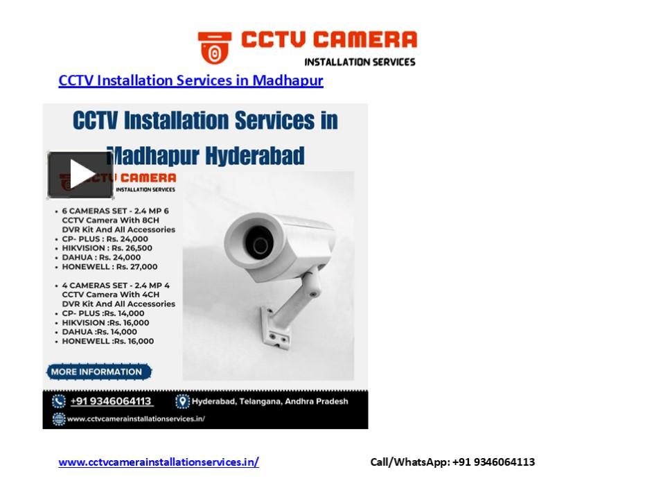 PPT – CCTV Installation Services in Madhapur PowerPoint presentation ...