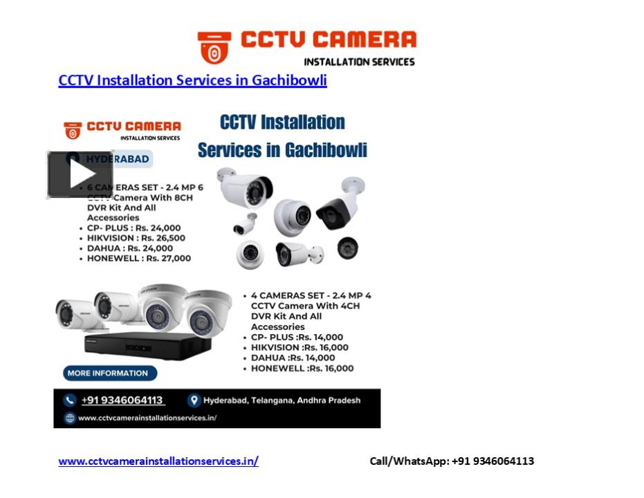 PPT – CCTV Installation Services in Gachibowli (1) PowerPoint ...