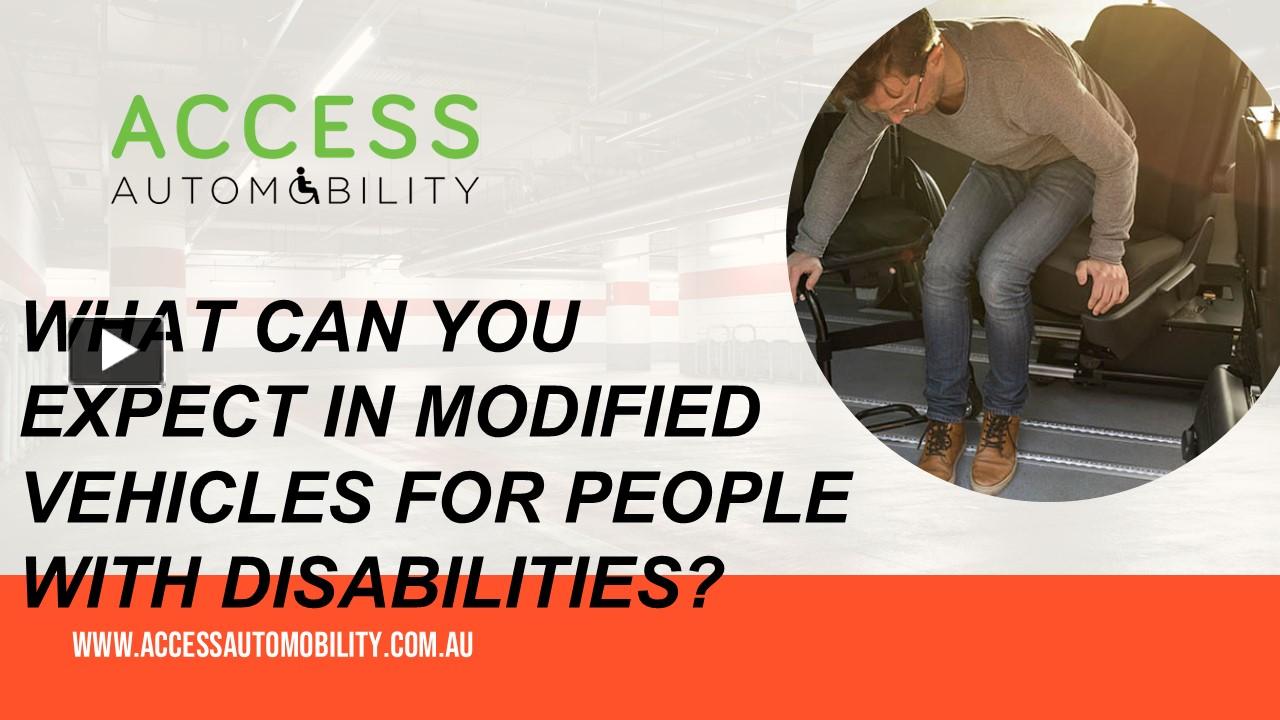 PPT – Safety and Accessibility What to know About Wheelchair-Modified ...