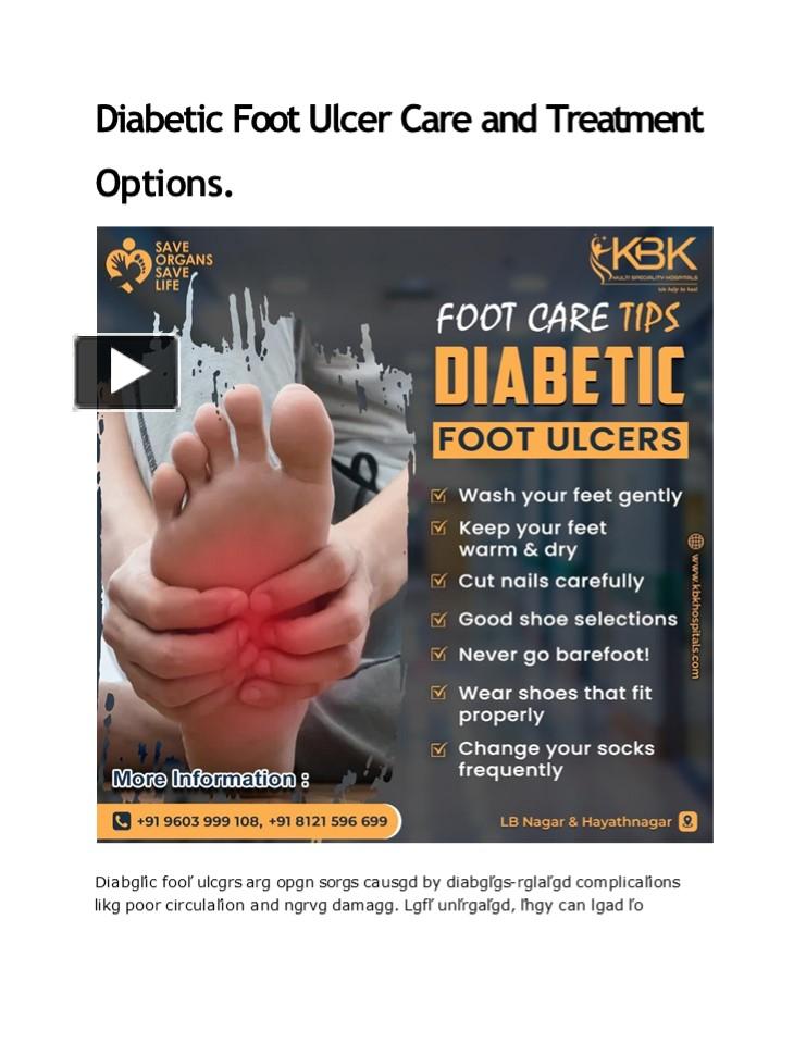 Diabetic Foot ulcers treatment presentation | free to download