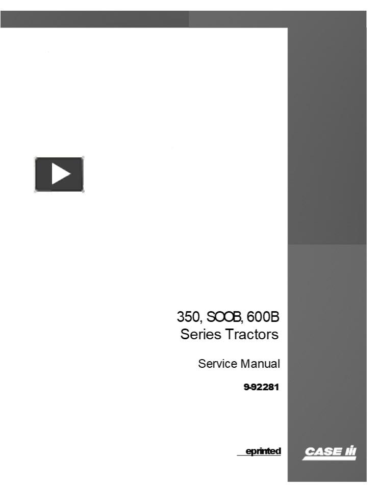 PPT – CASE 500B Tractor Service Repair Manual Instant Download ...