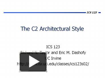The C2 Architectural Style presentation | free to download