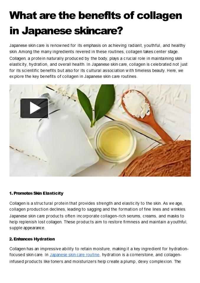 Embrace Radiance: The Japanese Skin Care Routine Philosophy ...