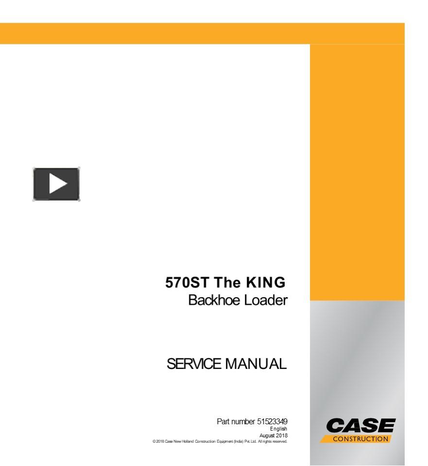 PPT – CASE 570ST The KING Backhoe Loader Service Repair Manual Instant ...