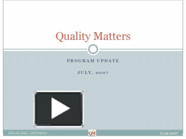 PPT – Program UPDATE PowerPoint presentation | free to view - id: 9c1ab ...