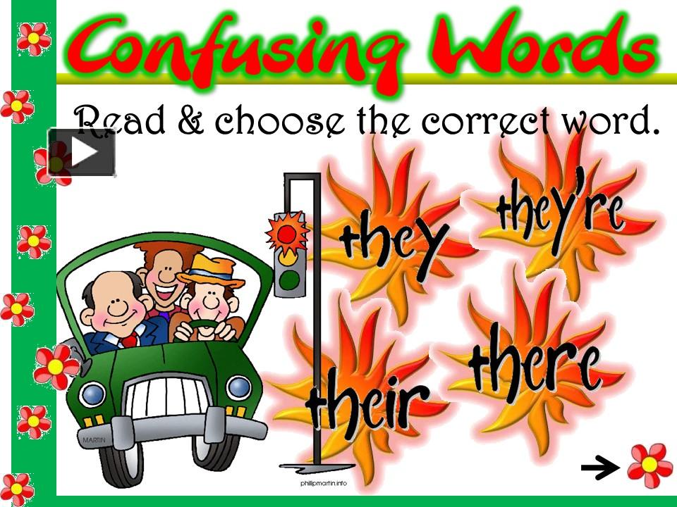 PPT – Confusing words_They're, There, Their PowerPoint presentation ...
