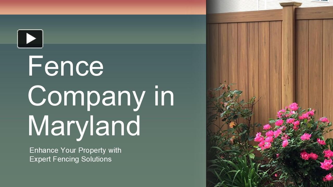 PPT – Fence and Deck company in Delaware PowerPoint presentation | free ...