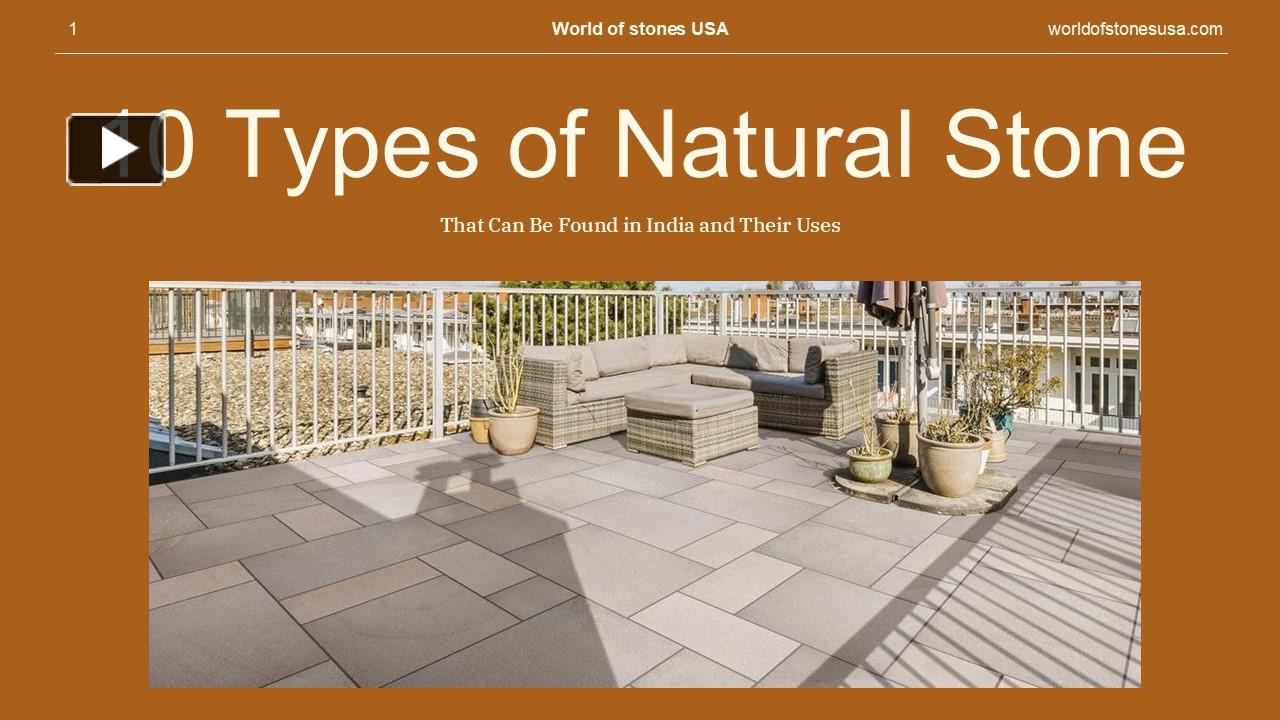 10 Types of Natural Stone That Can Be Found in India and Their Uses ...