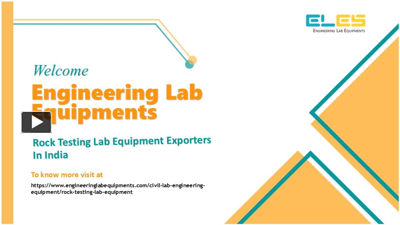 PPT – Rock Testing Lab Equipment Exporters in India PowerPoint ...