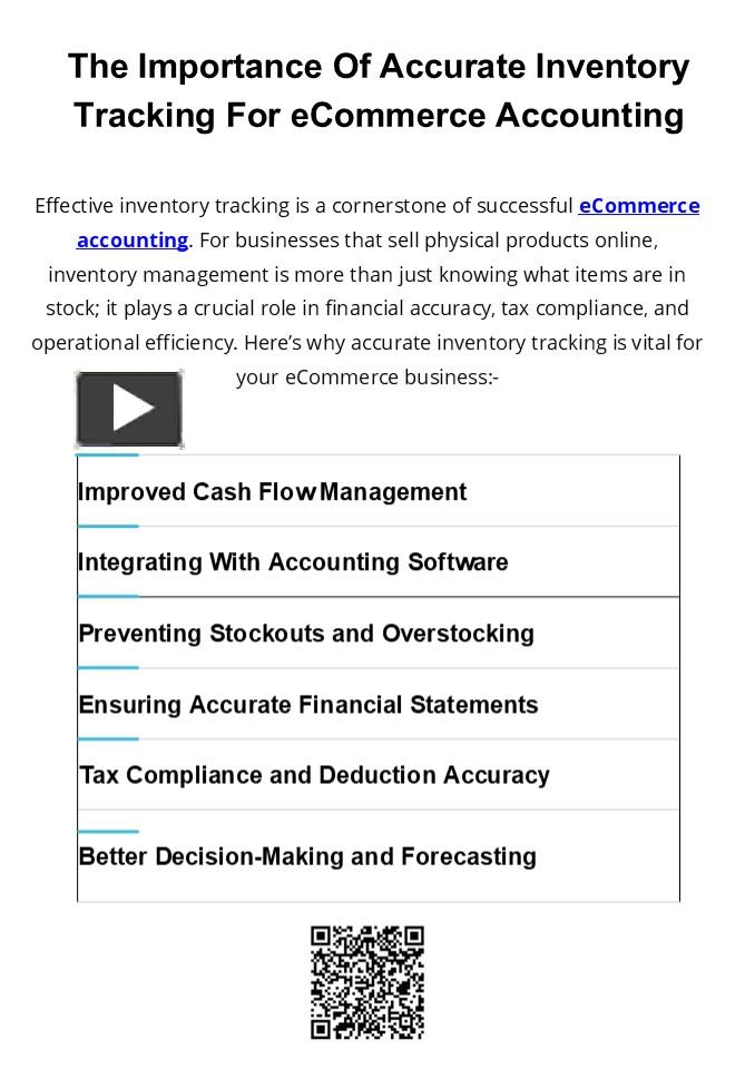 The Importance Of Accurate Inventory Tracking For eCommerce Accounting ...