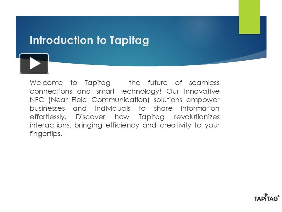 PPT – Tapitag: Easy and Smart NFC Solutions for Everyone PowerPoint ...