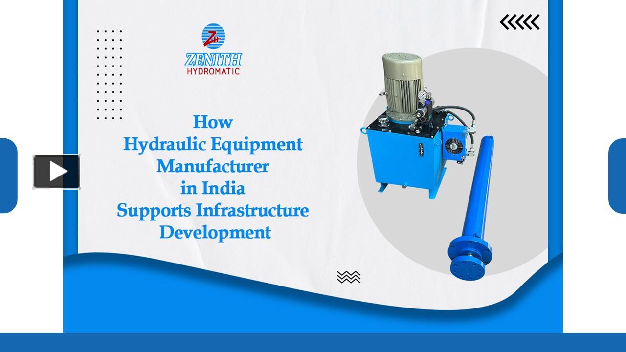 PPT – How Hydraulic Equipment Manufacturer in India Supports ...