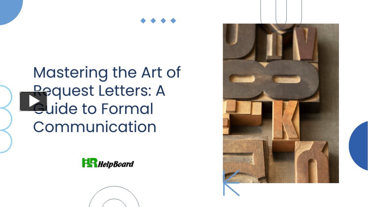 Request Letter presentation | free to download