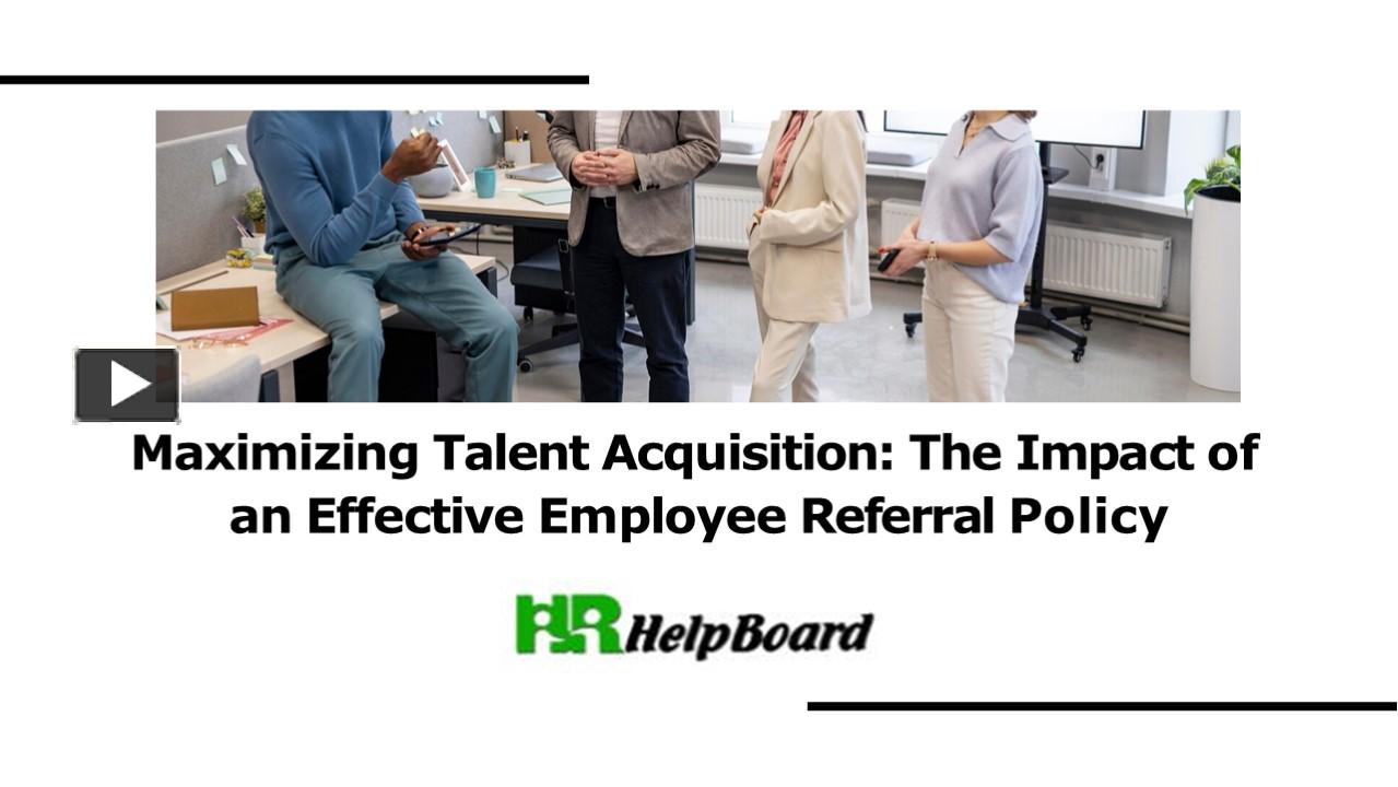 PPT – Employee referral bonus program , Internal referral PowerPoint ...