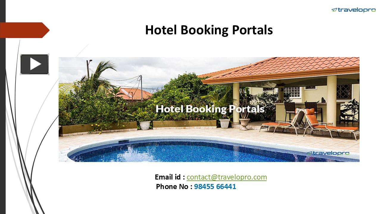 PPT – Hotel Booking Portals PowerPoint presentation | free to download ...