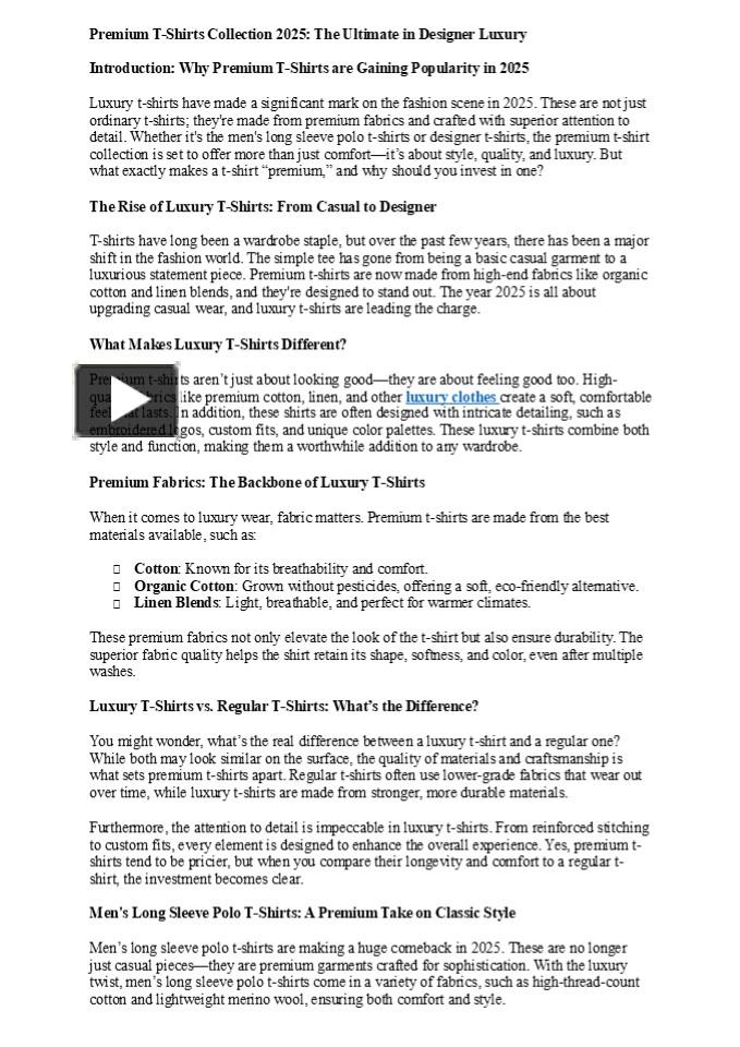 Introducing the New Premium Clothes Collection presentation | free to ...