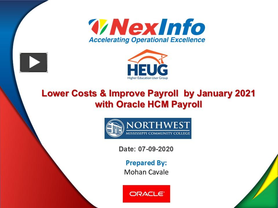 Nexinfo _ Payroll Webinar presentation | free to download