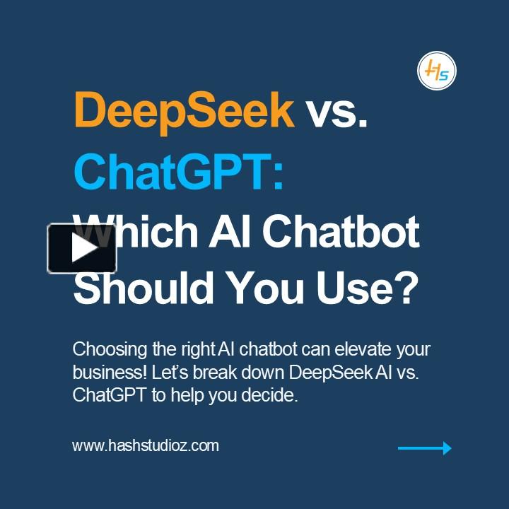DeepSeek vs. ChatGPT Which AI Chatbot Should You Use presentation ...