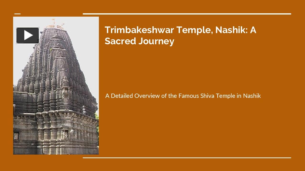 Trimbakeshwar Temple: A Sacred Jyotirlinga in Maharashtra (1 ...