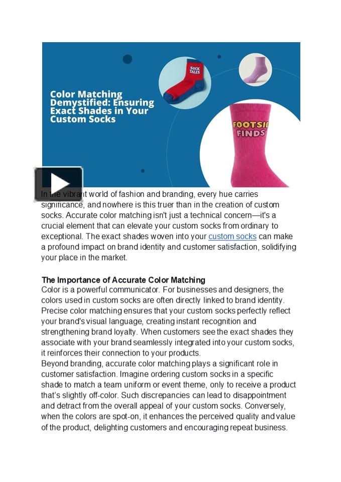 PPT – Color Matching Demystified: Ensuring Exact Shades in Your Custom ...