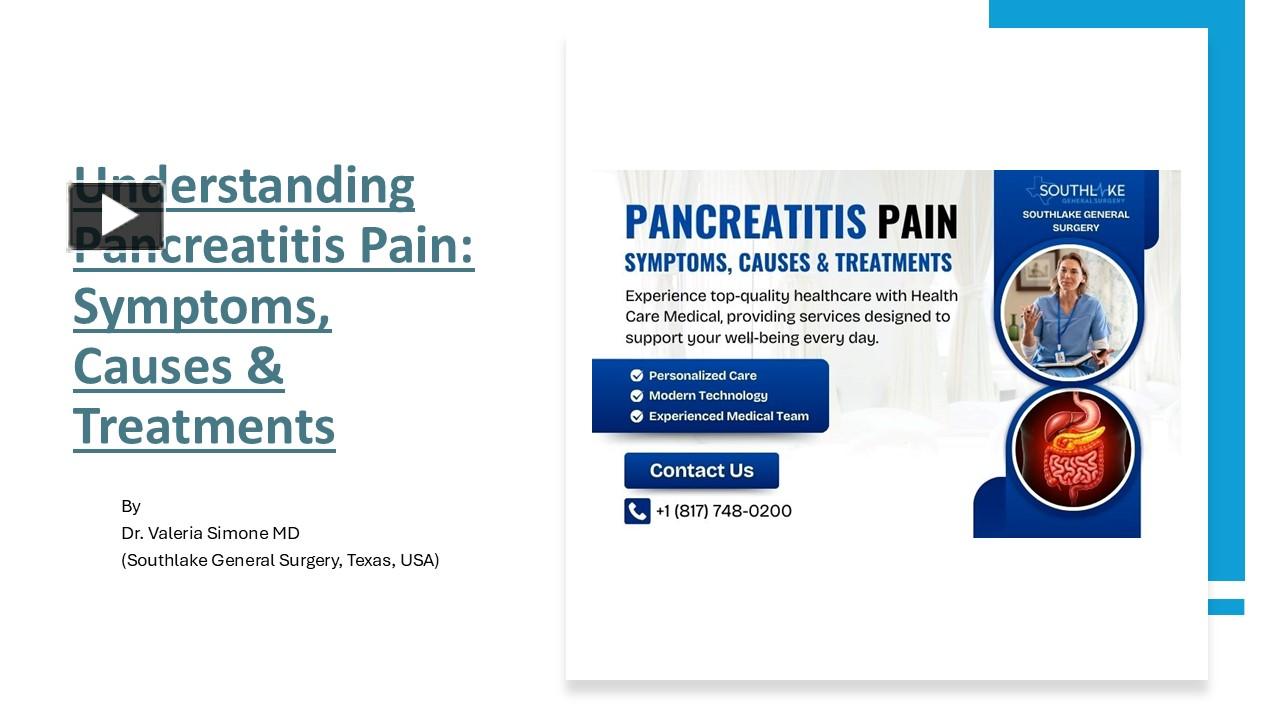 Understanding Pancreatitis Pain: Symptoms, Causes & Treatments ...