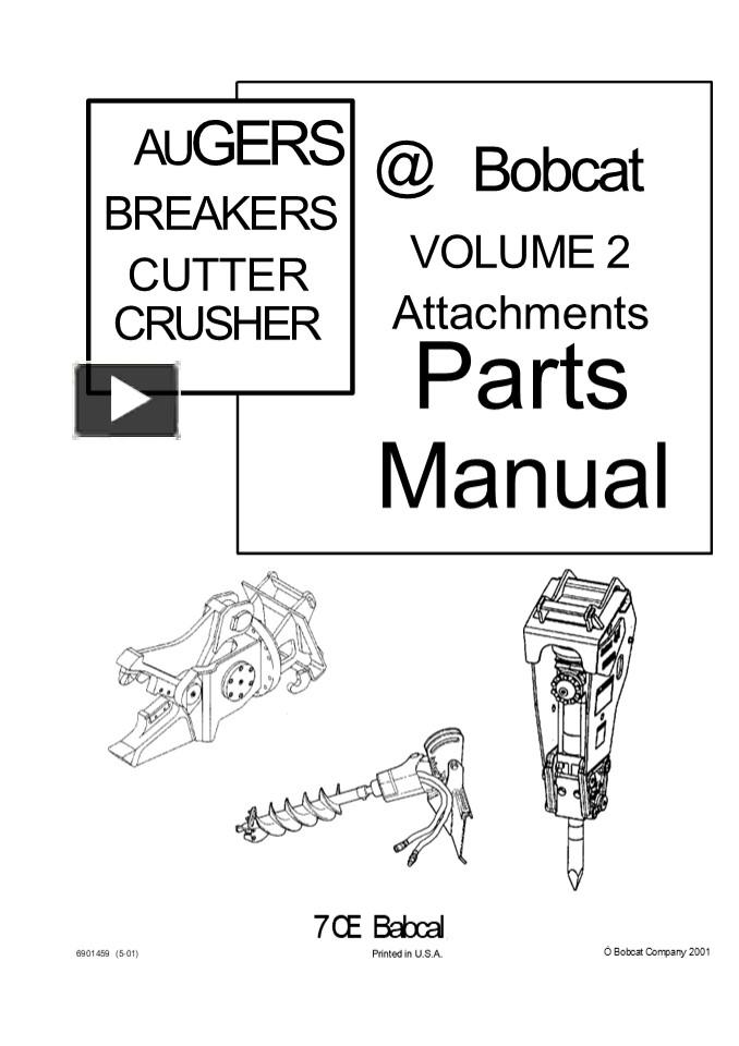 PPT – Bobcat Attachments Augers, Breakers, Cutter, Crusher Parts ...