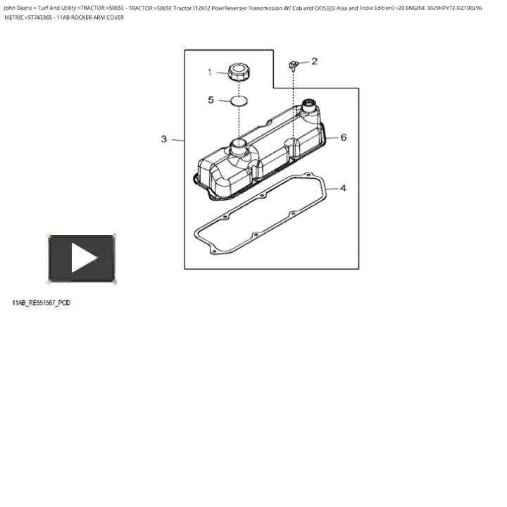 John Deere 5065E Tractor (12×12 PowrReverser Transmission WCab and OOS ...