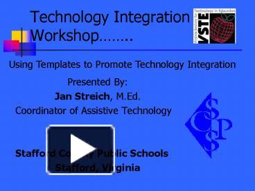 PPT – Technology Integration Workshop.. PowerPoint presentation | free ...