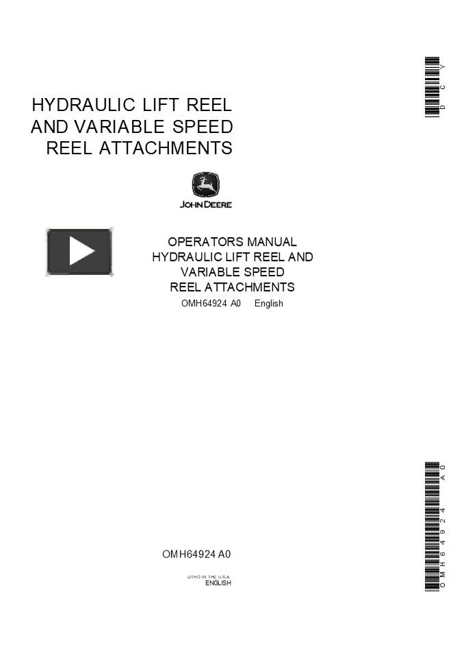 PPT – John Deere Hydraulic Lift Reel and Variable Speed Reel ...
