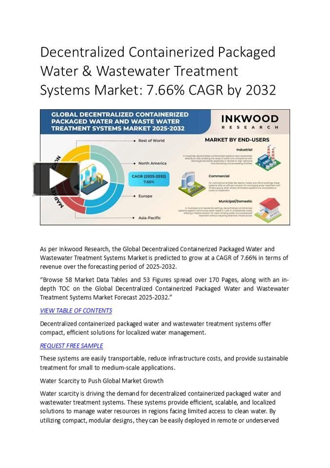 PPT – Decentralized Containerized Packaged Water and Wastewater ...