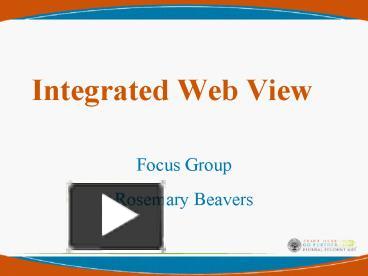 Integrated Web View presentation | free to view