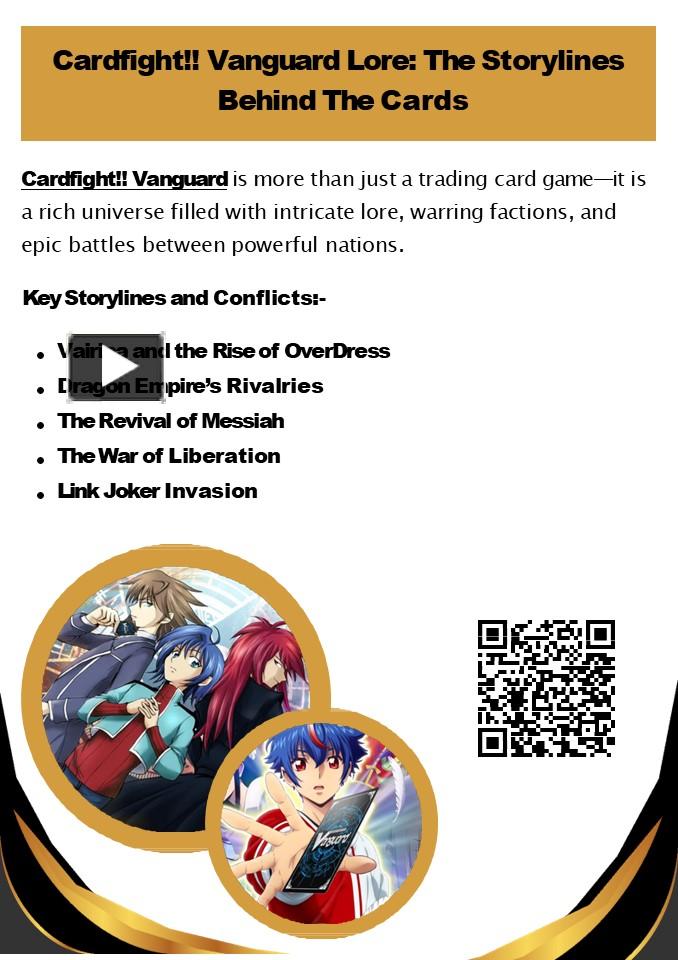 PPT – Cardfight!! Vanguard Lore: The Storylines Behind The Cards ...