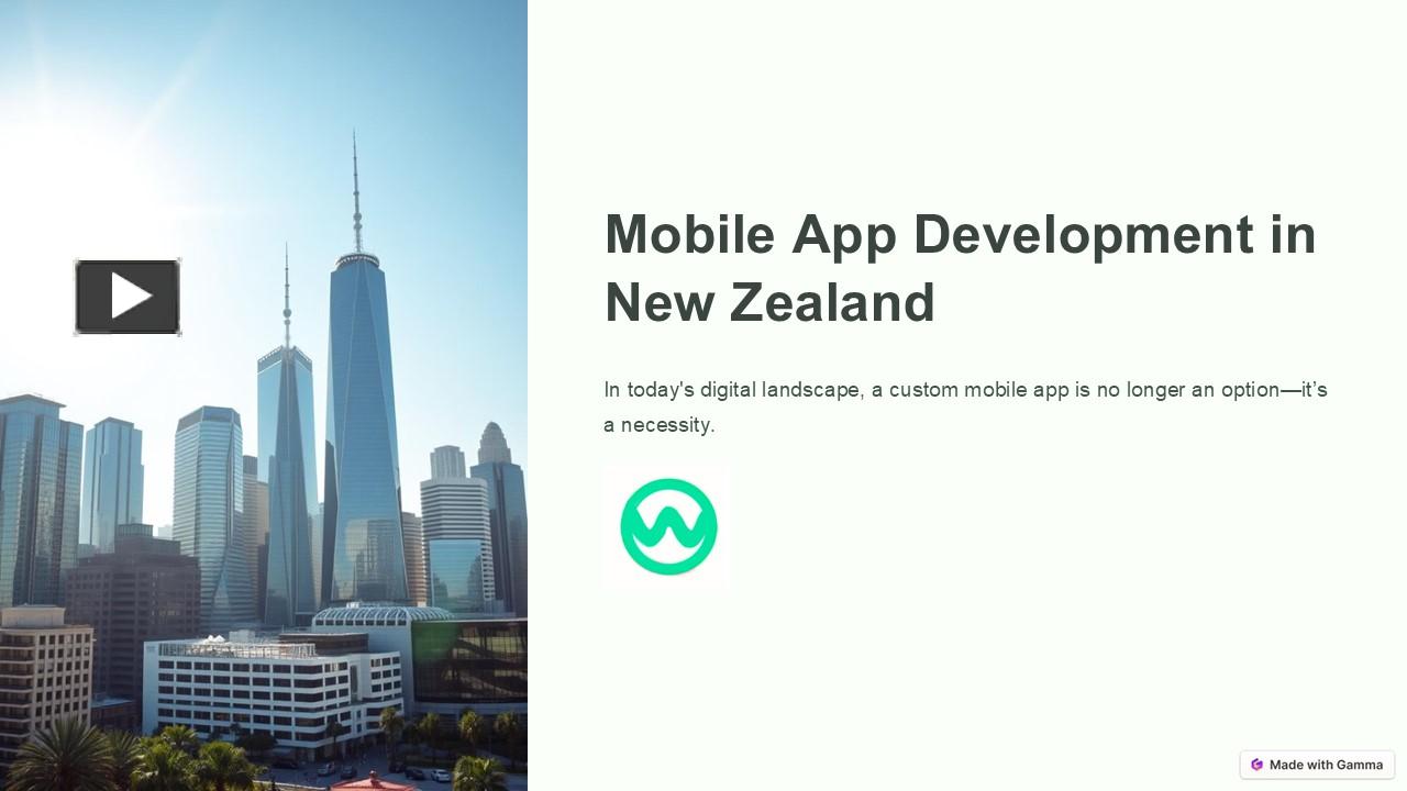 PPT – Cutting-Edge Mobile App Development in New Zealand PowerPoint ...