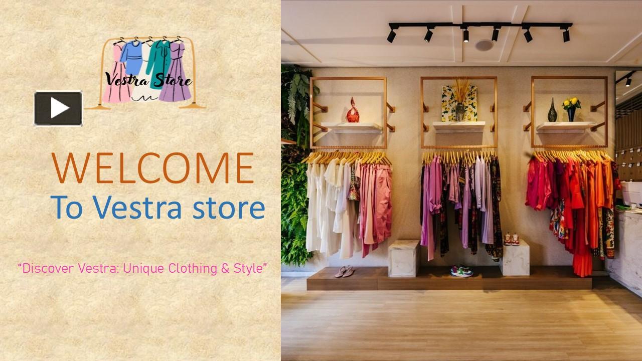 PPT – Discover Unique Style & Enduring Quality at Vestra Boutique ...