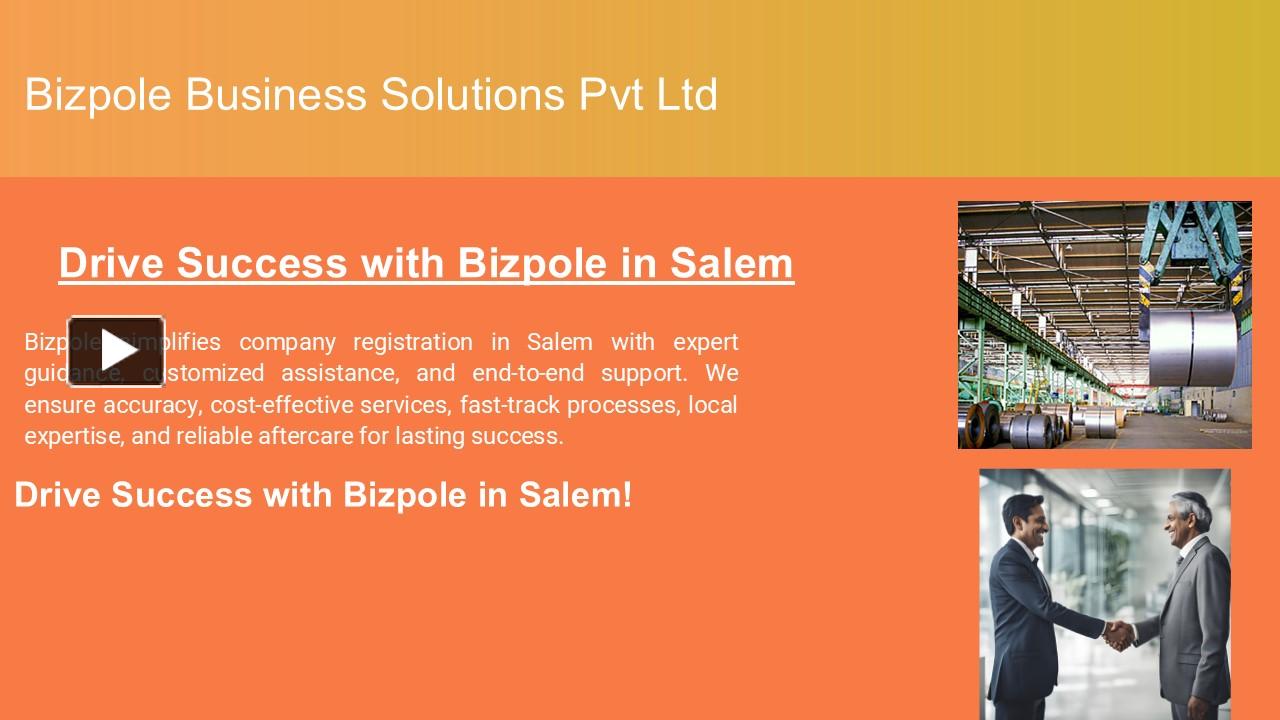 PPT – company registration in salem PowerPoint presentation | free to ...