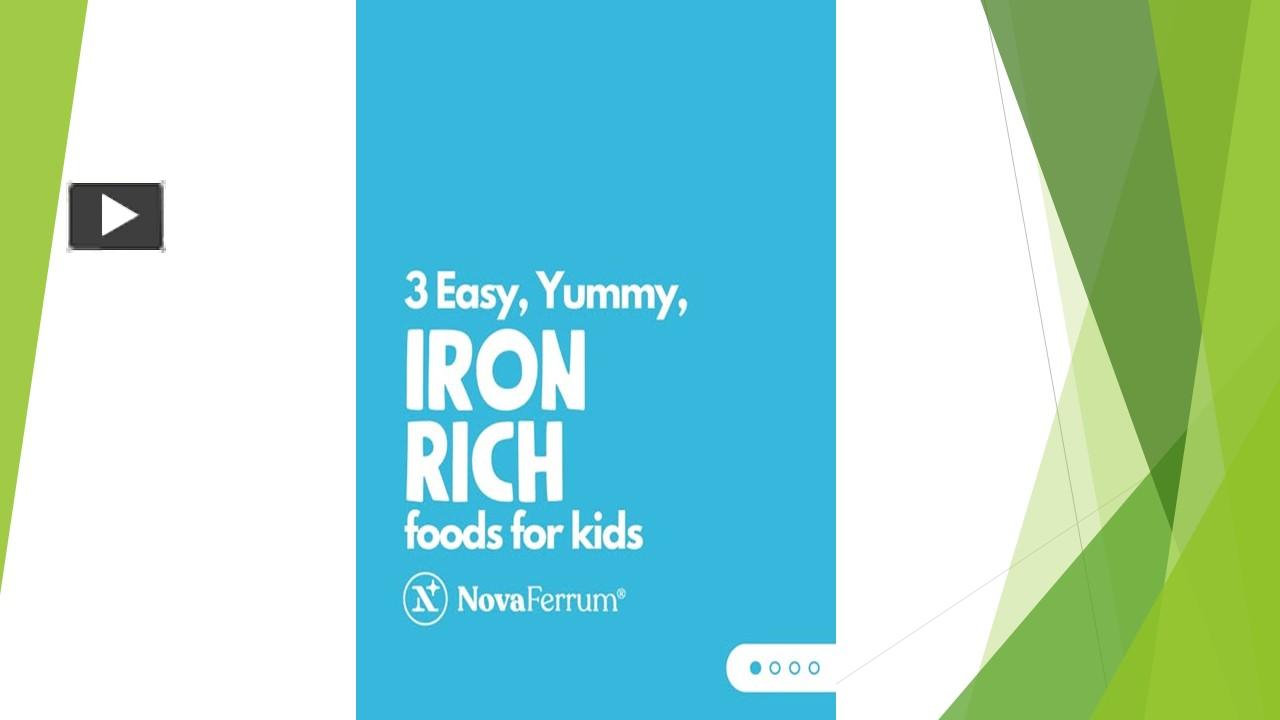 PPT – 3 Easy, Yummy Iron Rich food for kids PowerPoint presentation ...