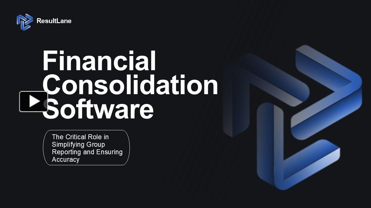 PPT – Role of Financial Consolidation Software PowerPoint presentation ...
